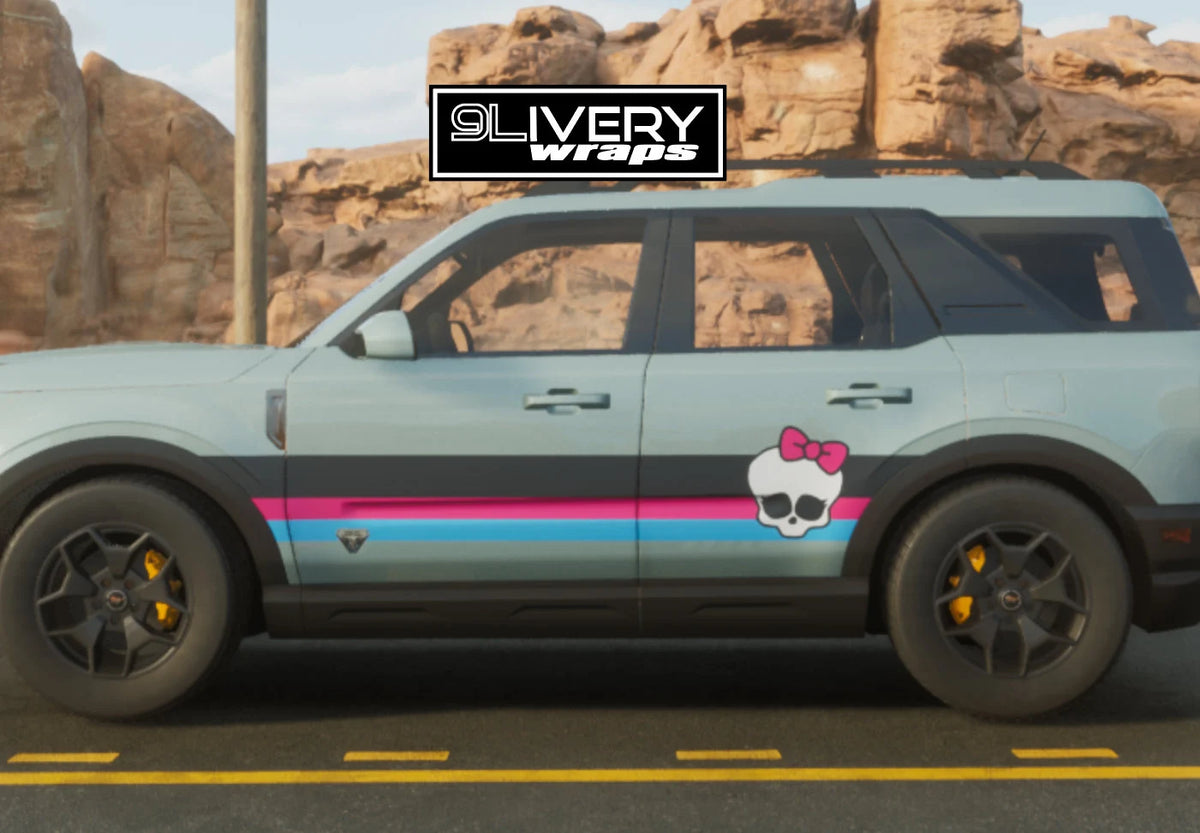 Spooktacular DIY Monster Style Retro Racing Stripes for All 2021+ Bron