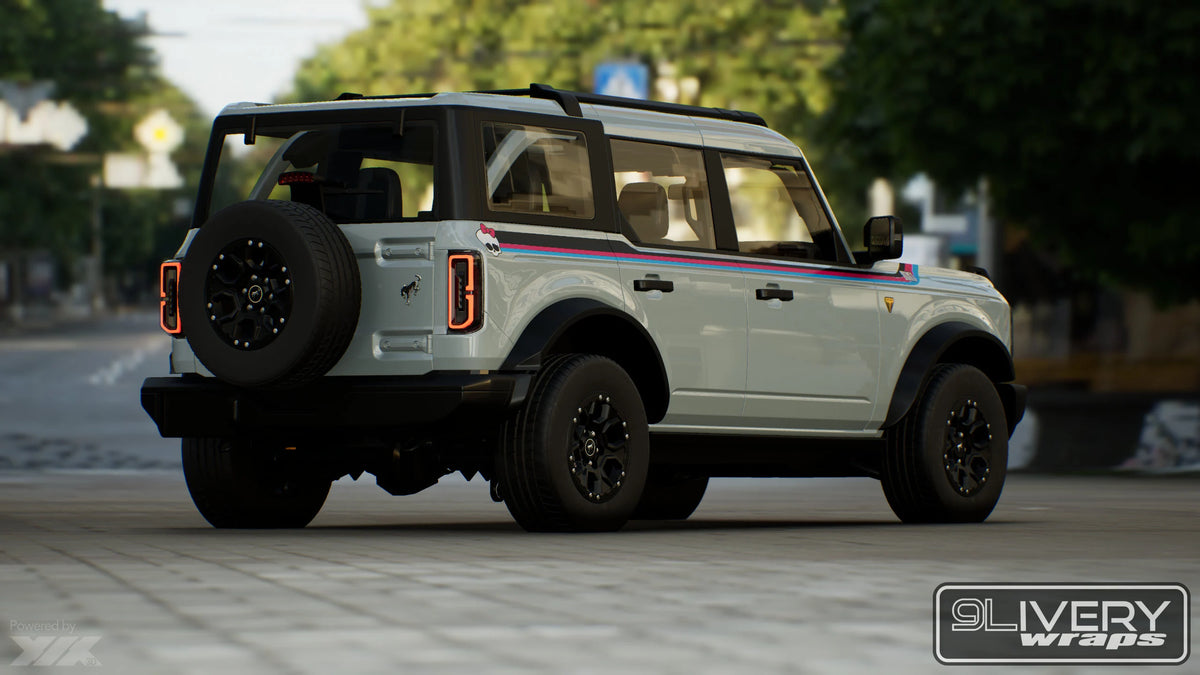 Hauntingly Chic: DIY Monster Style Tri Color Stripes for 2021+ Full Si